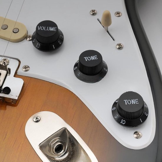 Guitar Knob Caps for Squier/Strat with Tone and Volume Control ...
