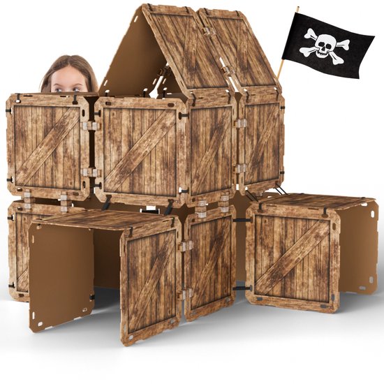 Fort Bouwplaten Set - 63 Onderdelen - Duurzaam & Extra Sturdy ...