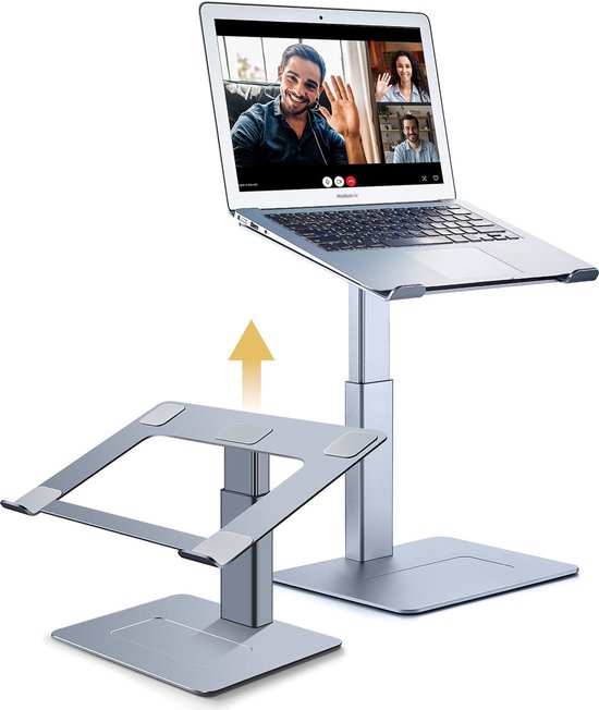 Verstelbare Laptopstandaard voor Bureau - 2-in-1 Ergonomische ...