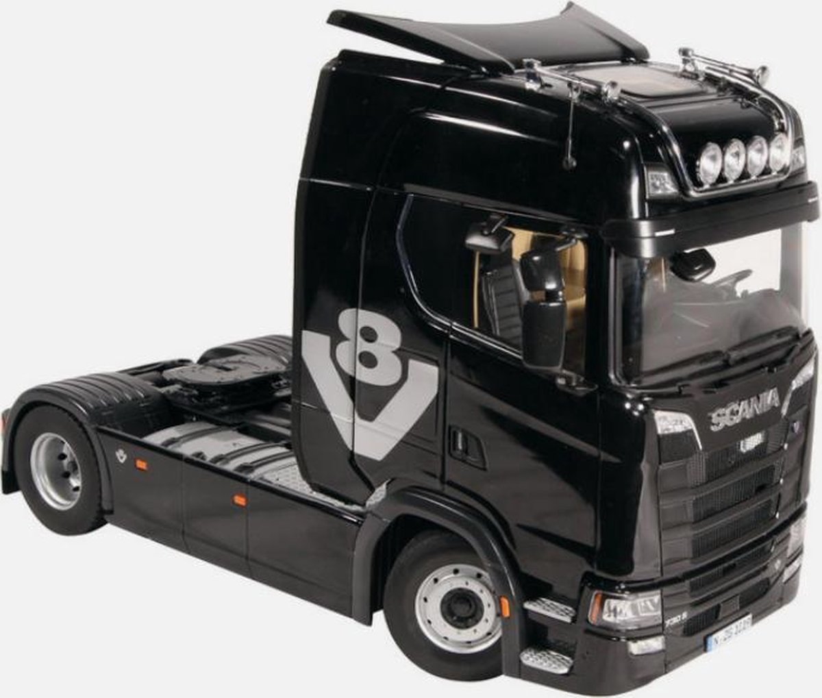 NZG Scania 730 V8 Zwart 1:18 | bol.com