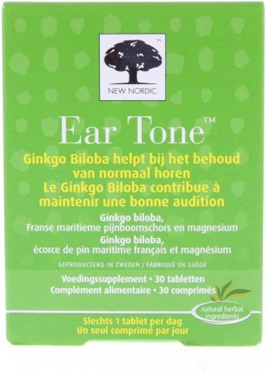 New Nordic Ear Tone - 30 tabletten - Voedingssupplement | bol