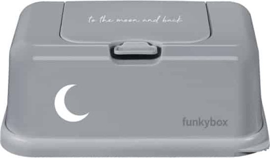 Funky Box billendoekjes box Moon grey | bol.com