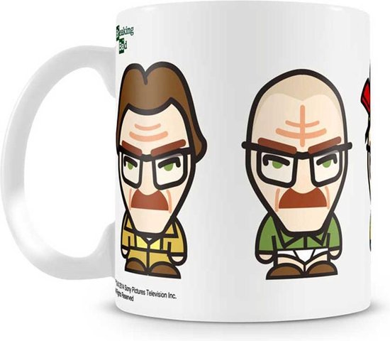 Breaking Bad Mok/beker Walter White Minions Wit | bol