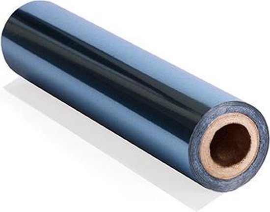 Folie op rol | 15m | babyblauw | glans | bol