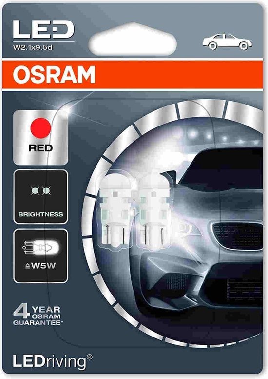 OSRAM Led LEDriving SL W5W Rouge | bol