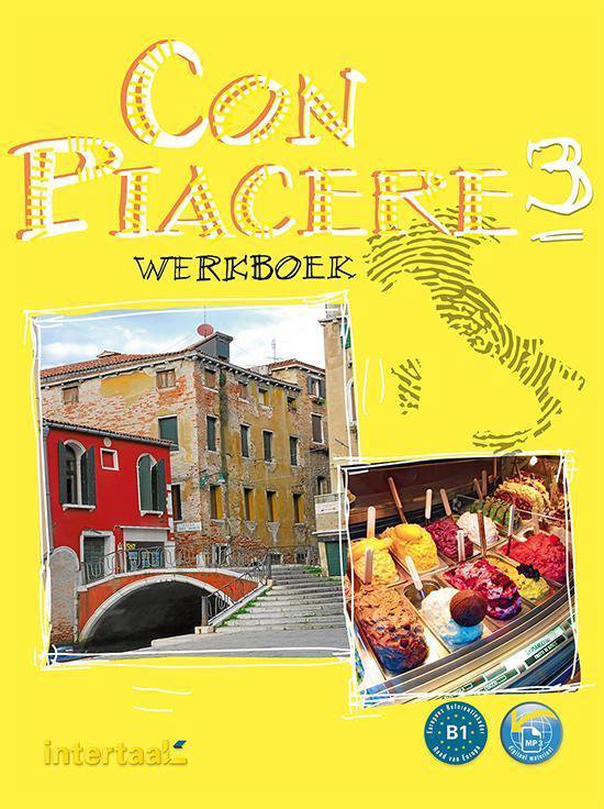 Con piacere 3 werkboek + audio-cd + Intertaal Augmented | 9789460308086 ...