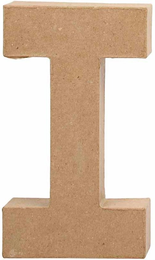 Letter, groot, I, h: 19,9 cm, b: 11,2 cm, 1stuk, dikte 2,6 cm | bol