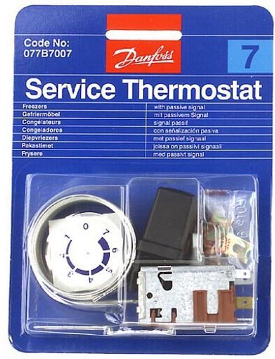 DANFOSS - THERMOSTAAT DANFOSS NR7 PASSIEF SIGNAAL - 077B7007 | bol