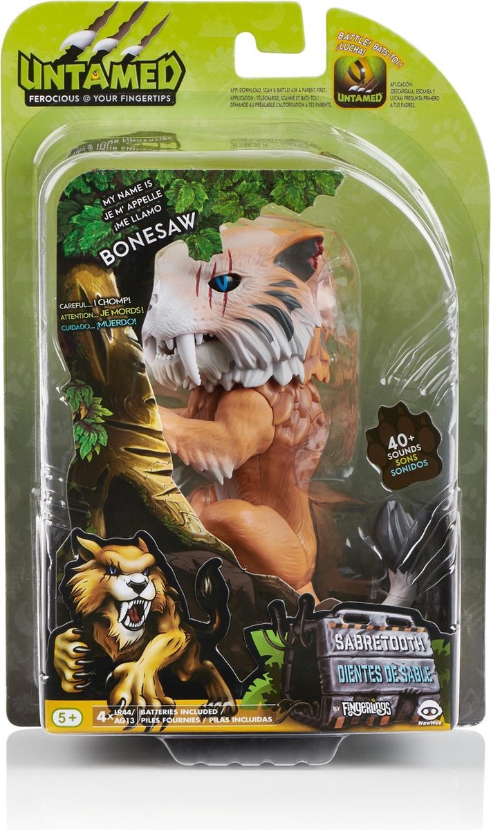 WowWee Untamed Sabeltand Tijger Bruin | bol.com