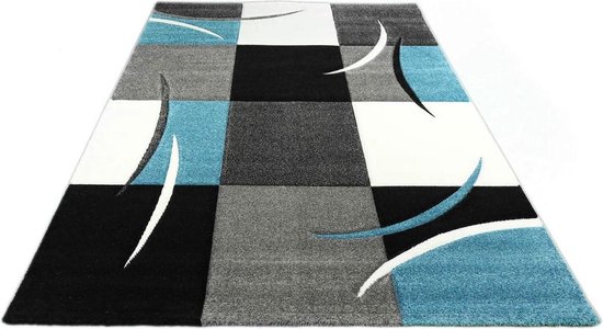 Geweven Karpet Diamond 665-930 Turquoise 160x230 cm | bol.com