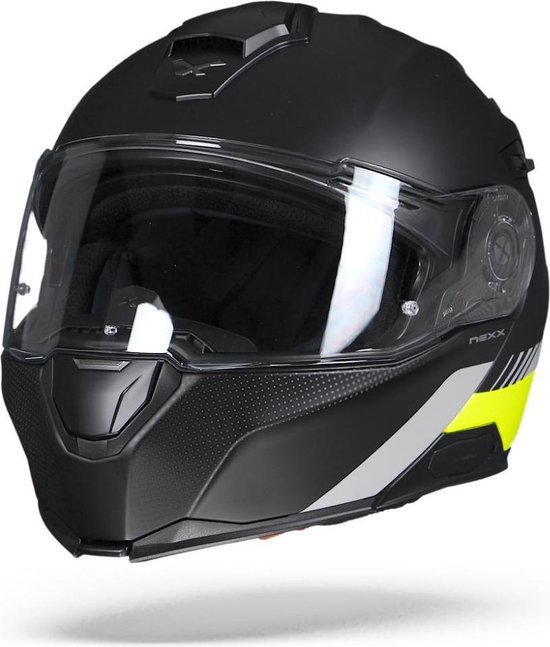 Nexx X.Vilitur Latitude Zwart Neon Geel Systeemhelm - Motorhelm - Maat ...