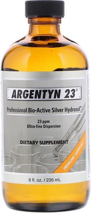 Argentyn 23 Professional Bio-Active Silver Hydrosol 8 fl oz (236 ml ...