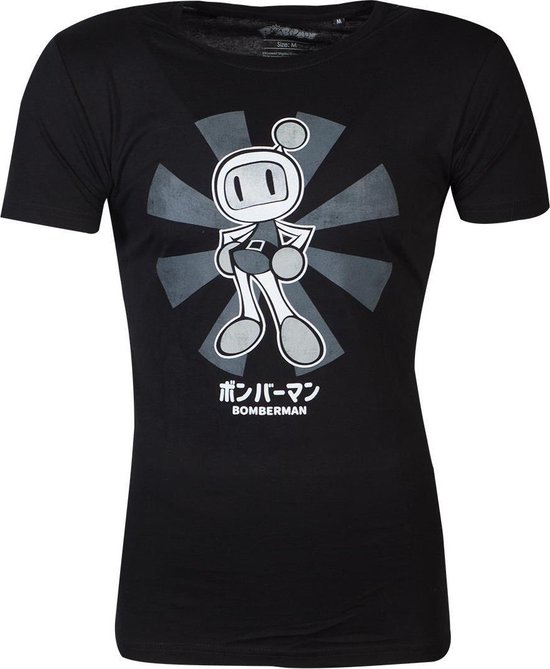 Bomberman Heren Tshirt -XL- Bomb Zwart | bol.com