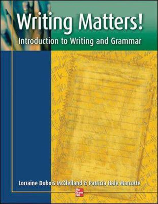 Writing Matters! - Student Book | 9780072552799 | Lorraine Dubois ...