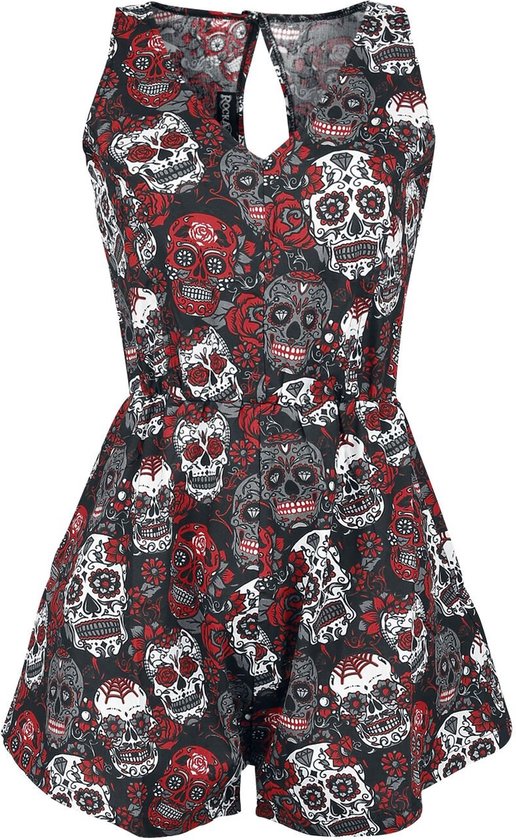 Rockabella Playsuit -XXL- MORTAL Zwart | bol
