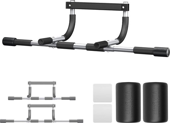 Pull up bar for door frame - multi-level adjustable width pull up bar ...