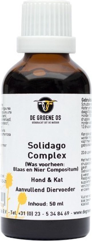 De Groene Os Solidago Complex Hond / Kat 50 ML | bol