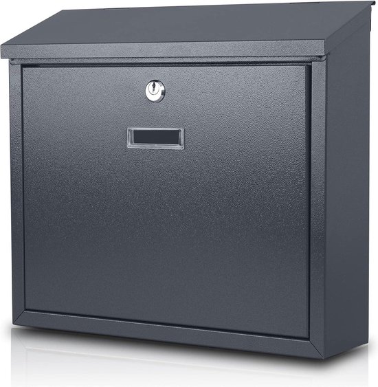 Vergrendelende brievenbus wandmontage sleutelslot grote capaciteit ...