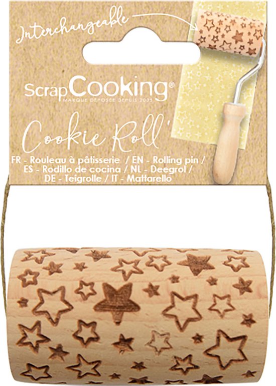 ScrapCooking Star Embossing Rolling Pin | bol