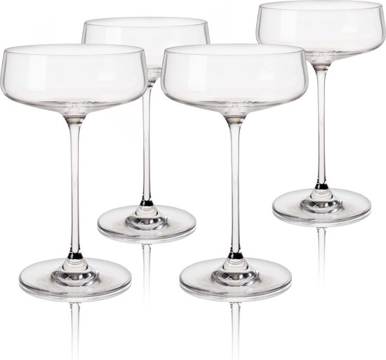 Viski Reserve Julien Coupeglas - Kristal - 295ml - 4 stuks | bol