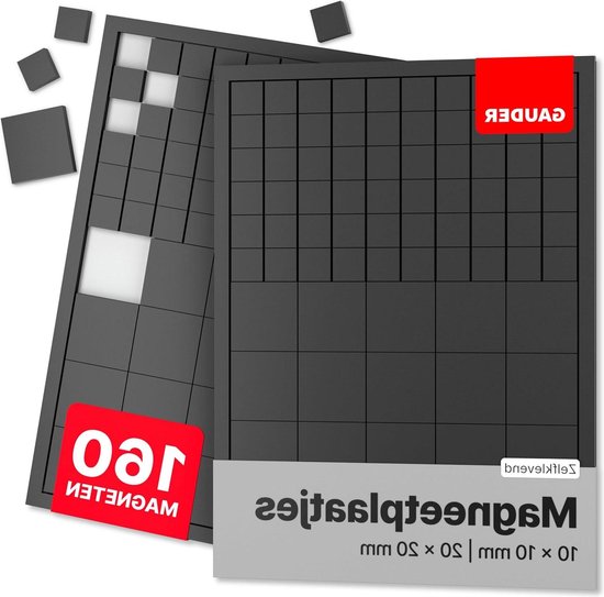 Zelfklevende Vierkante Magneten - Magneetplaatjes voor Foto's & meer ...