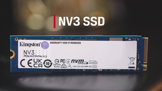 Kingston NV3 M.2 2280 NVMe 4TB - SSD M.2 2280 - PCI Express 4.0 x4 - 4 ...