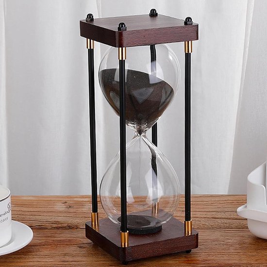 30-minuten zandloper chronometrisch decoratief glazen zandloper met ...