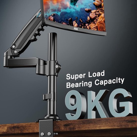 Enkele monitorarm bureausteun voor 13 tot 32 inch scherm - verstelbare ...