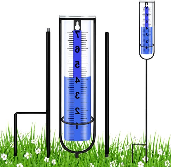 Regenmeter voor buiten - afneembare vorstbestendige glazen regenmeter ...