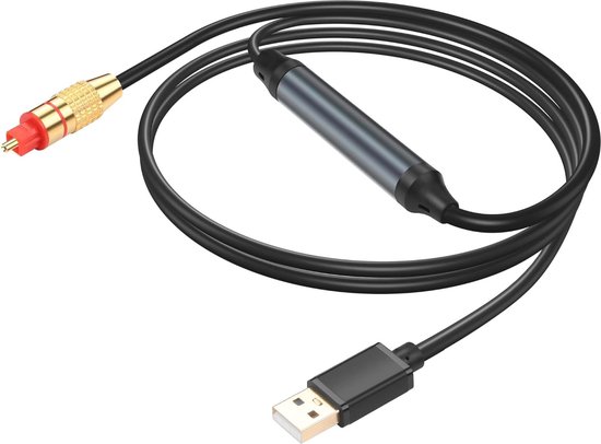 USB naar Optische Audio Converter - 2 m Audiokabel voor Computer en ...