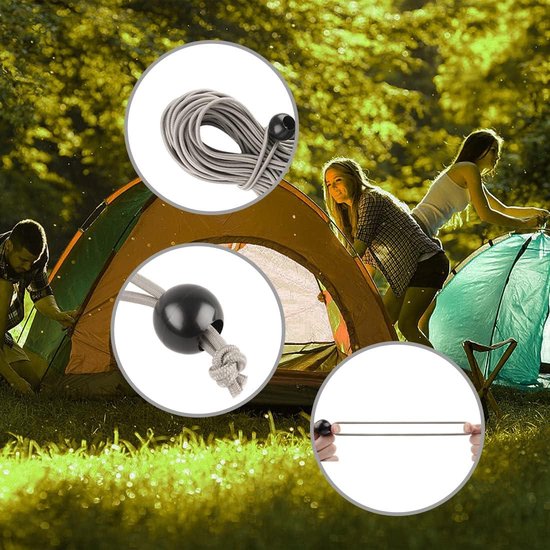 Bungee koord met ballen - set van 50 stuks | bol