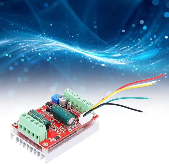 400W DC Brushless Motor Controller Speed Module PWM - 6-60V Hall Controller - PLC... | bol