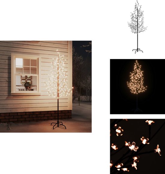 vidaXL LED-boom - LED-bomen - Lichtboom - Kerstboom - Boom ...