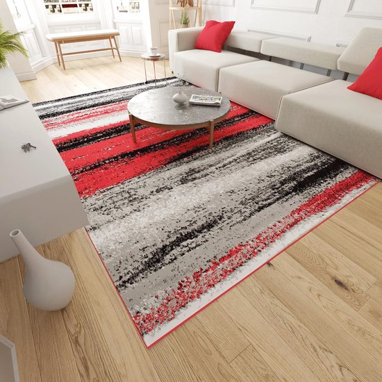 Modern Vloerkleed met Kortstondig Pooltje - Tapijt voor Woonkamer ...