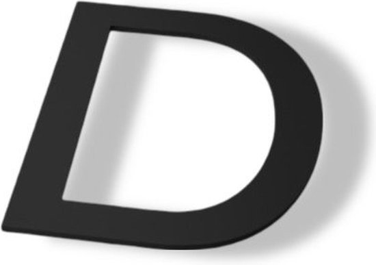 Letter D Model: Huisletter Staal | bol