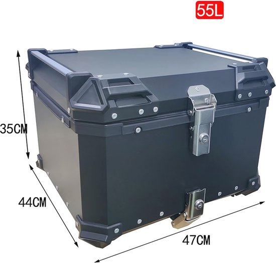 Motorfiets Topkoffer met Veiligheidsslot - 30L/36L/45L/55L/65L - Waterdichte Koffer... | bol