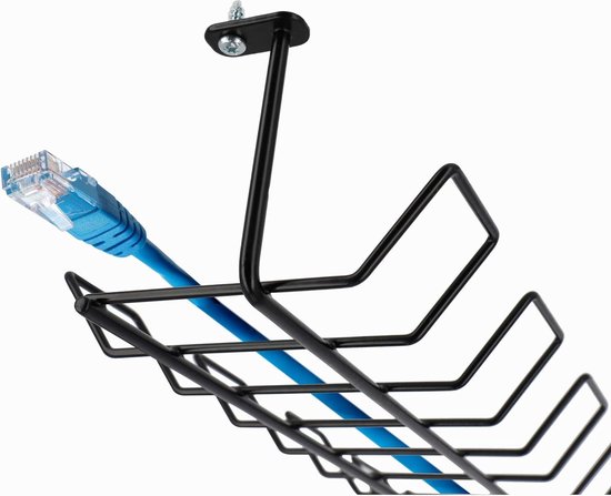 Horizontale stalen kabelgoot 725 x 165 x 87 cm - kabelafdekking ...