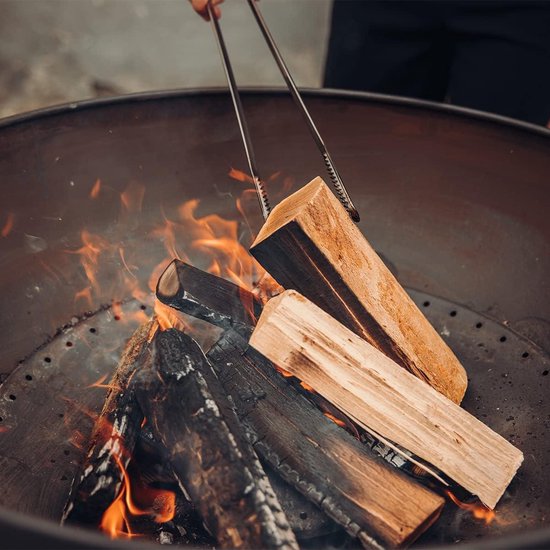 Haardbestek vuurtang - veilig hanteren en grillen - accessoires voor ...