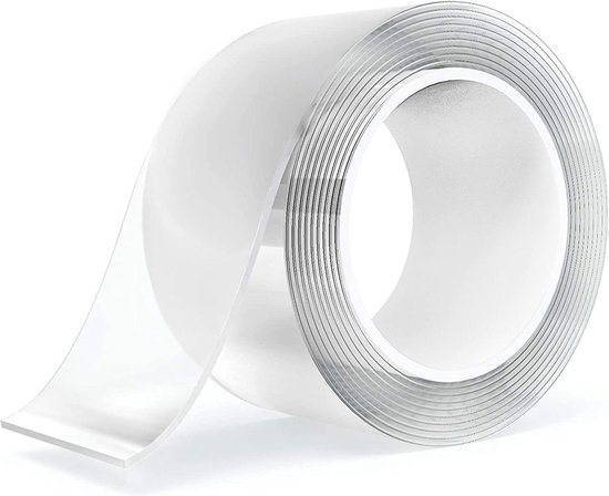 Transparant plakband extra sterk - nano technologie - dubbelzijdig ...
