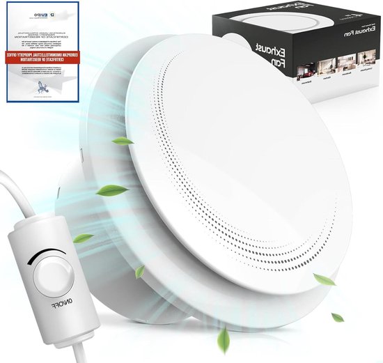 Badkamer Ventilator 100mm Afzuigventilator met Traploze Regelbare ...