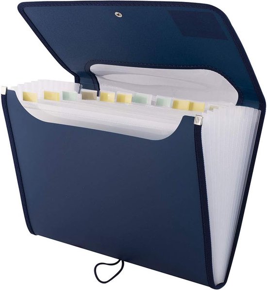 Inovra ® Uitbreidbare Draagbare Documentenmap met 12 Compartimenten ...