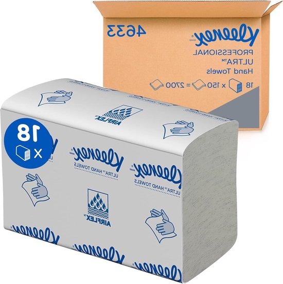 Ultra Papieren Handdoeken 4633-2 Laags 150 Vellen - 18 Verpakkingen ...