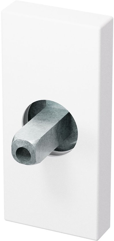 Rozet - Wit - RVS - GPF - | bol