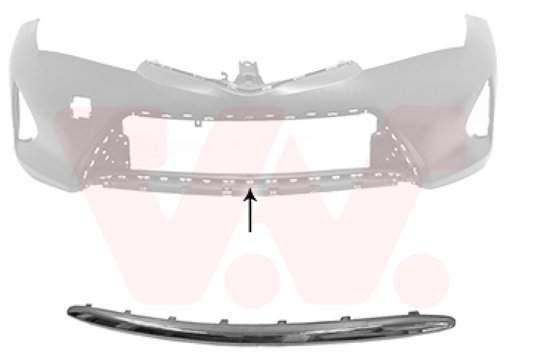 BUMPERLIJST VOOR TOYOTA AURIS E18 2013-2015 5211202040 | bol