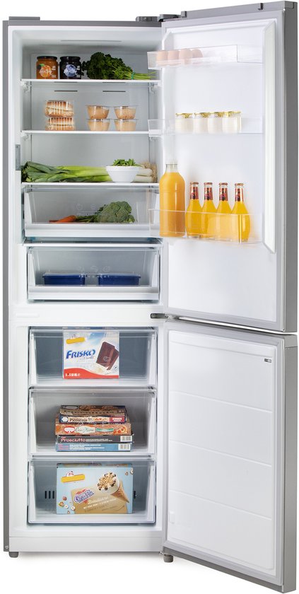 PRIMO PR183CIN Koelvriescombinatie - No Frost - 338L - Vrijstaande ...