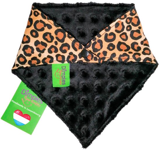 Leopard Animal Print Dog Bandana - DIMPLES hondensjaal hondenbandana ...