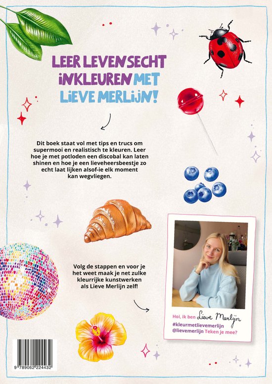 Kleur met Lieve Merlijn, Lieve Merlijn van Eijden | 9789062224432 | Boeken | bol