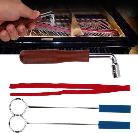 Piano Tuning Tool Kit - Professional Fixed Hammer Mute Screwdriver ...