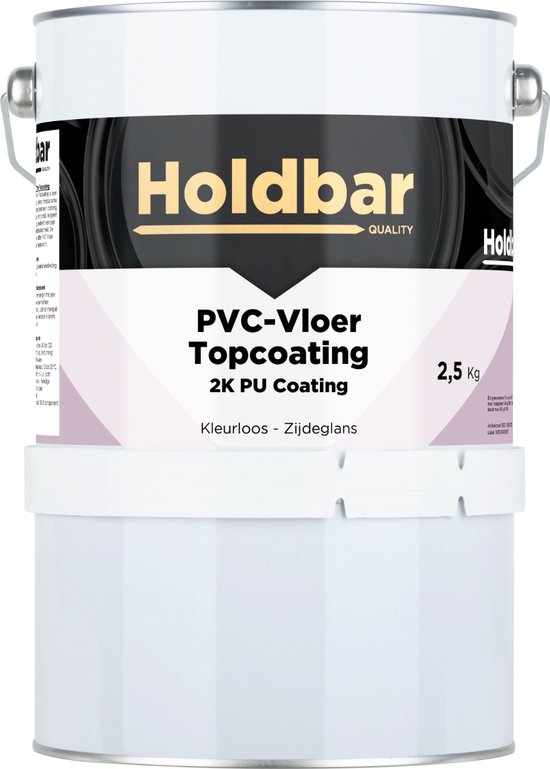 Holdbar PVC-Vloer Topcoating Zijdeglans 2,5 Kg - Vloerverf - Glashelder ...