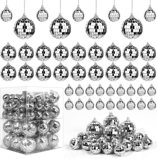 Mini Discobal - 72 stuks - Zilver - Voor Bruiloften & Feesten | bol